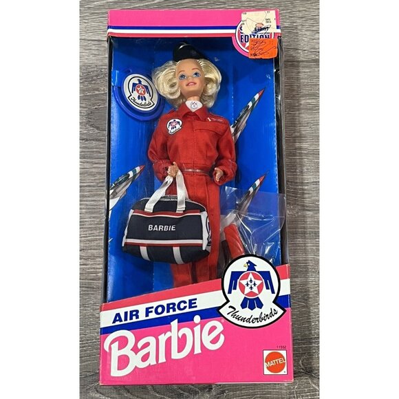Mattel | Toys | Vintage Special Edition Thunderbird Air Force Barbie ...